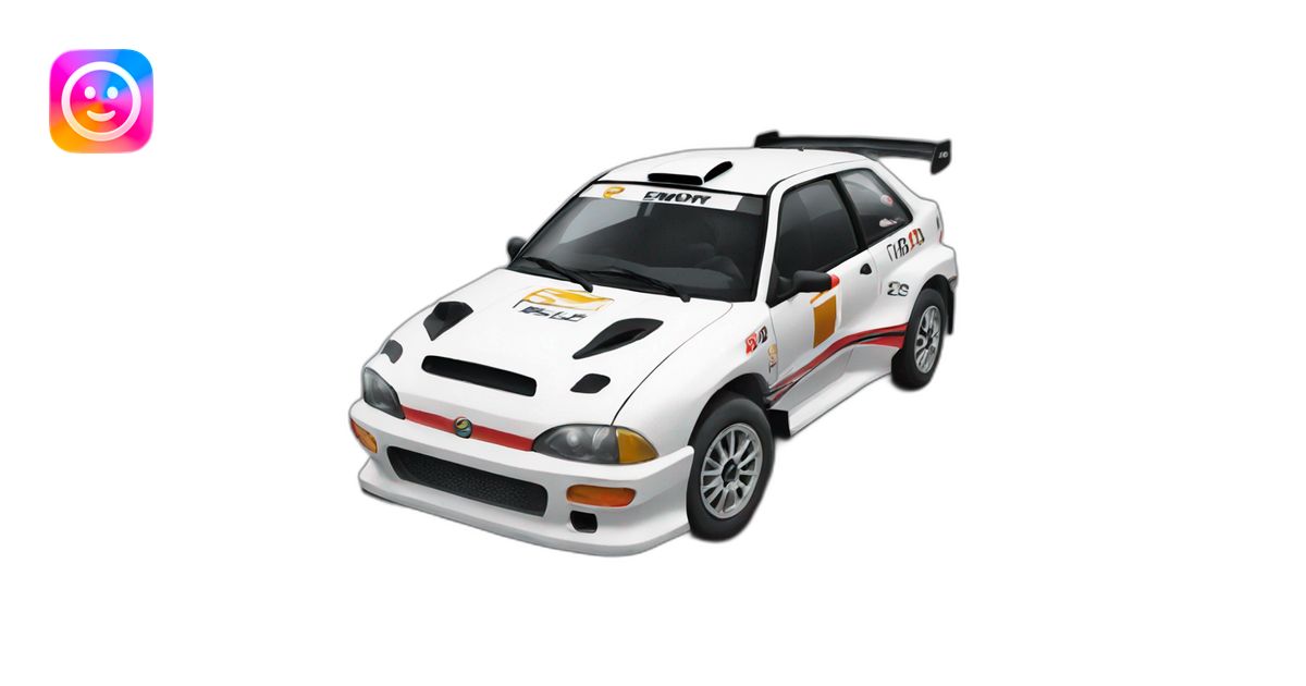 Rally car emoji | AI Emoji Generator