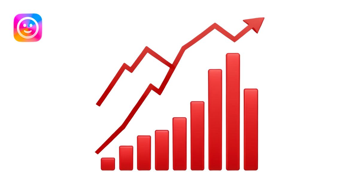 chart going down emoji | AI Emoji Generator