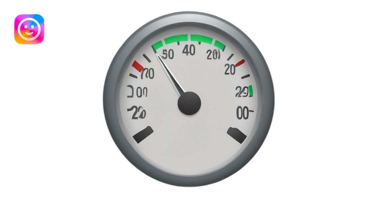 speedometer emoji | AI Emoji Generator