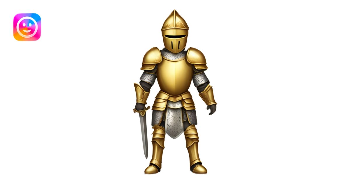 Golden Knight emoji | AI Emoji Generator