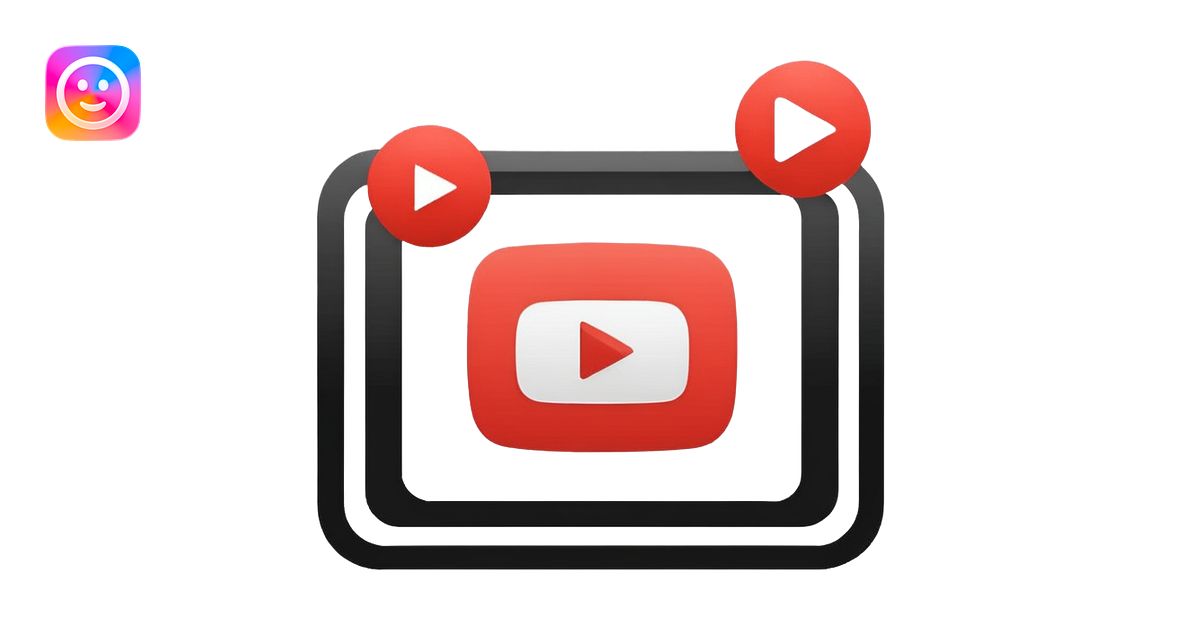 youtube interface in browser emoji | AI Emoji Generator