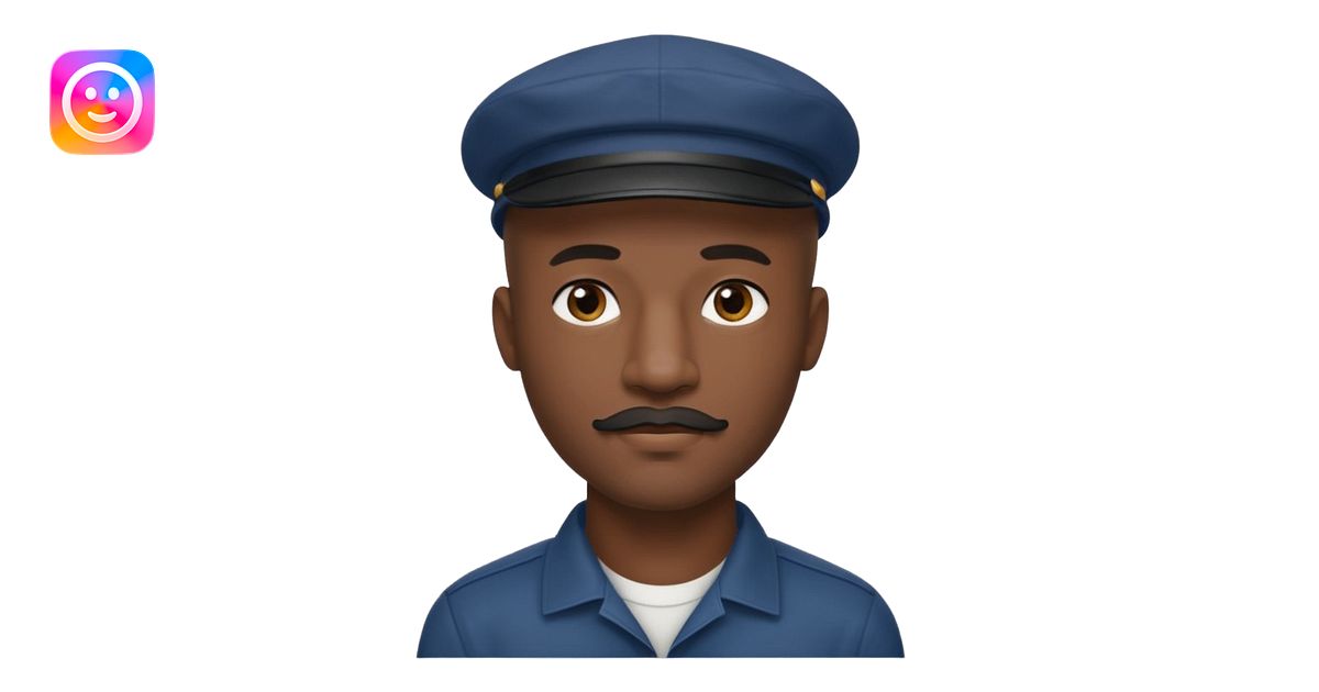 a tall dark hansome black man shaved head thin mustash with compton cap ...