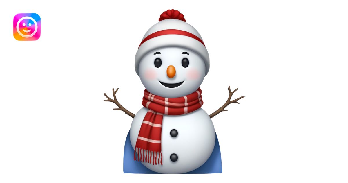 Human Snowman emoji | AI Emoji Generator