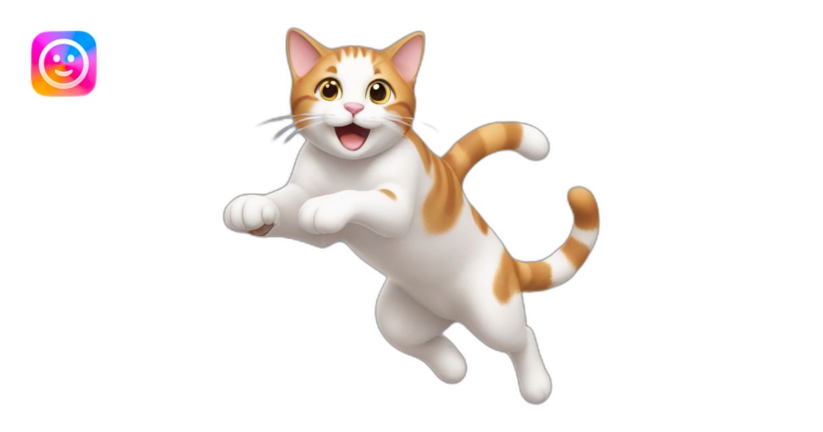 jumping cat emoji | AI Emoji Generator
