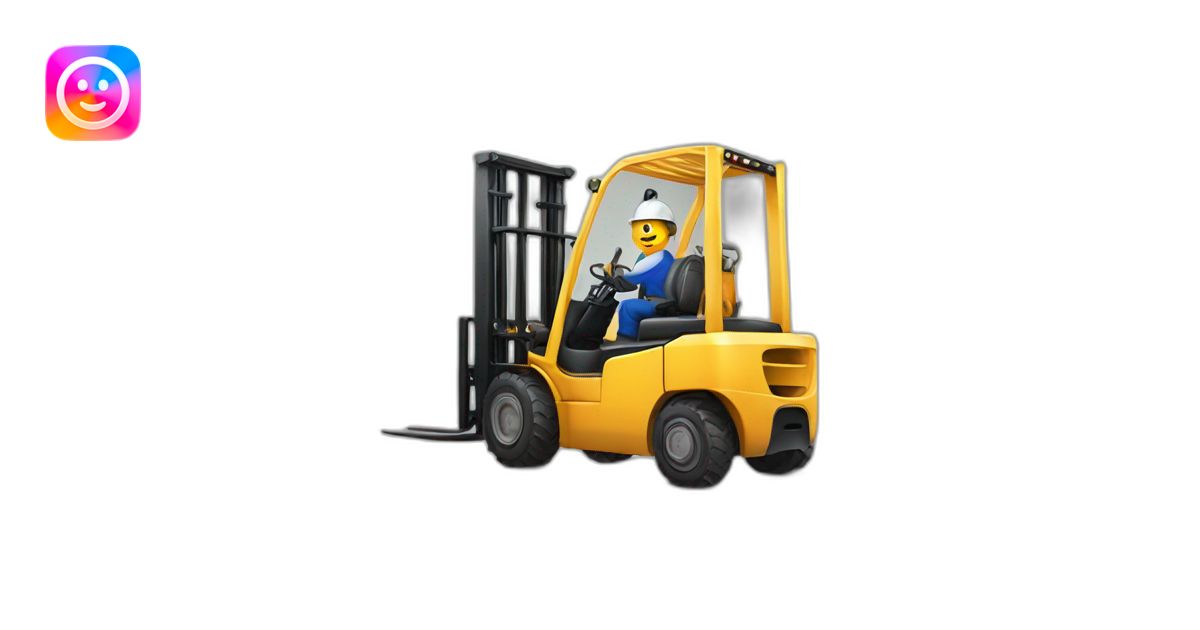 forklift operaotr emoji | AI Emoji Generator