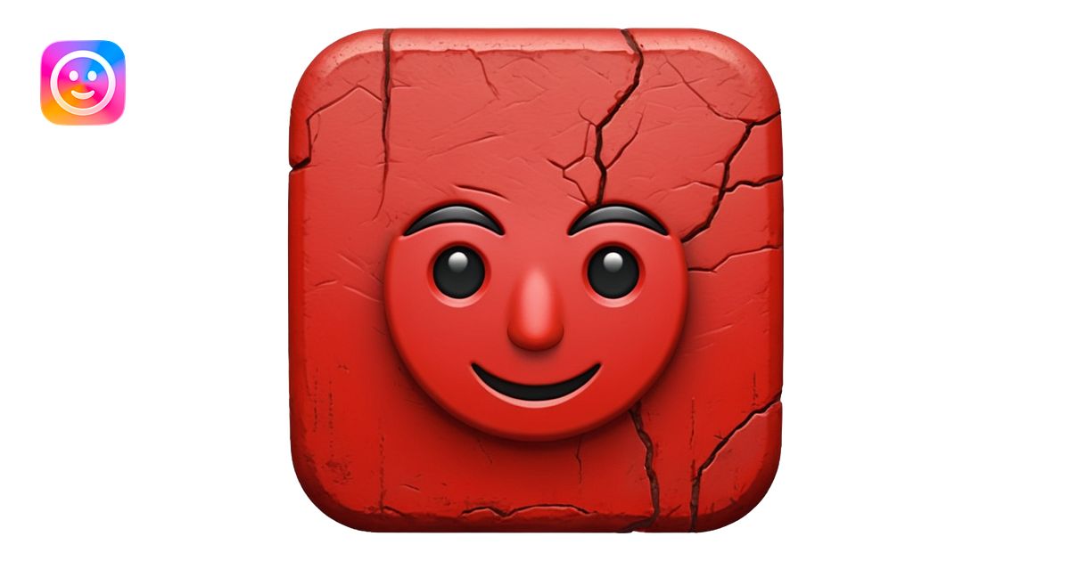 Symbol of sacrifice in berserk in red colour emoji | AI Emoji Generator