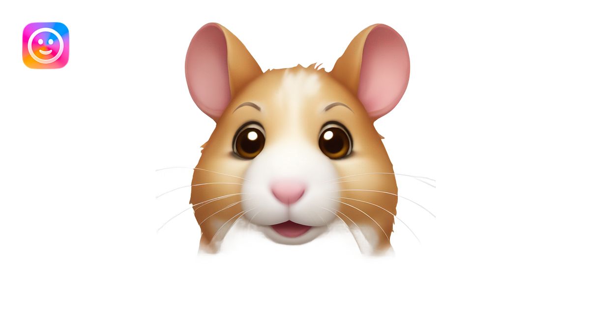 hamster with brown ears , a very soft red color in the area of 2 ears ...