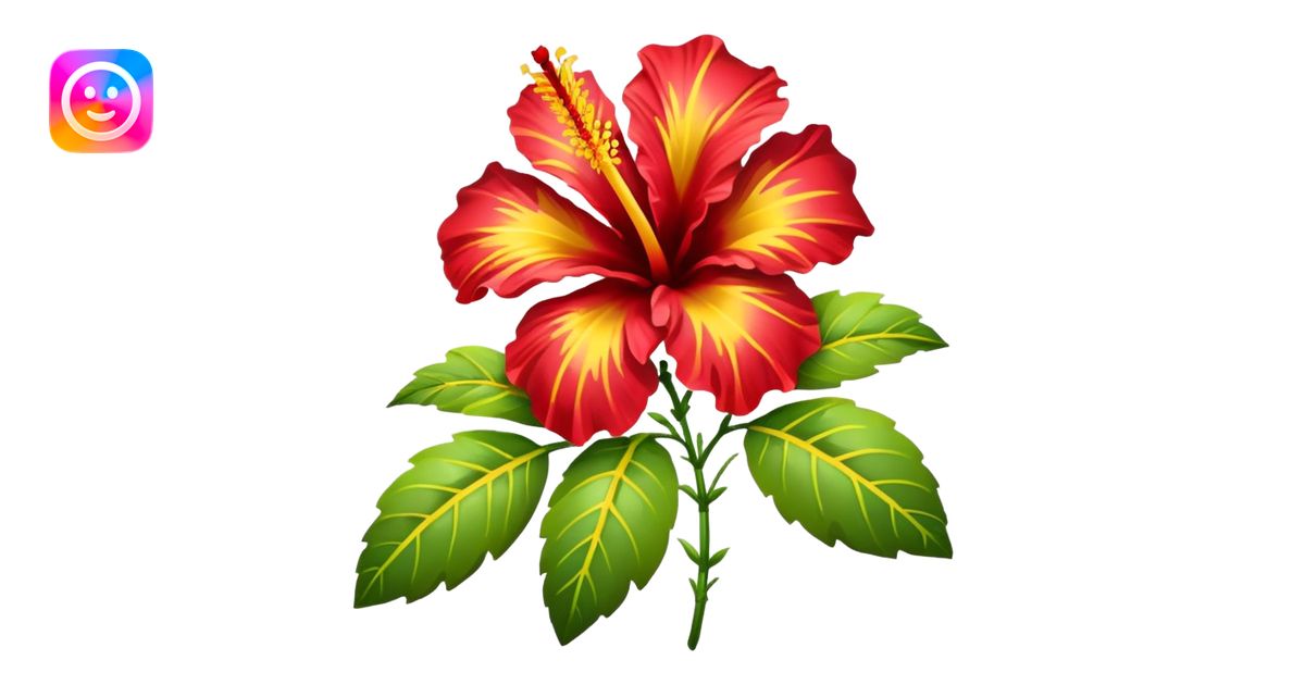 hawaiian flowers emoji | AI Emoji Generator