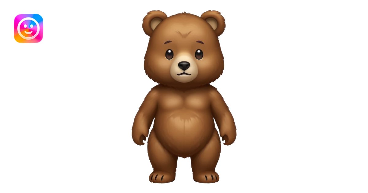 Bear,Clone. emoji | AI Emoji Generator