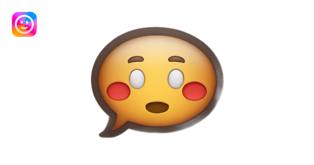 chat bubble emoji | AI Emoji Generator