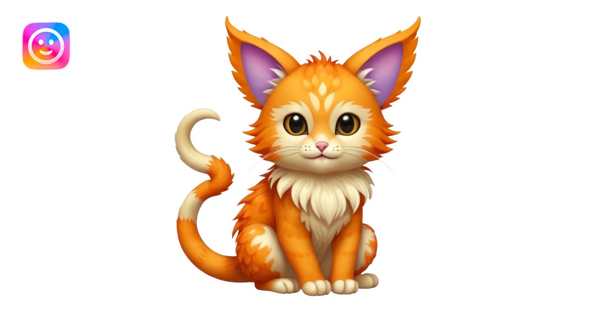 P moe meow meow cute fuzzy realistic Randomly-faerie-drake exotic ...