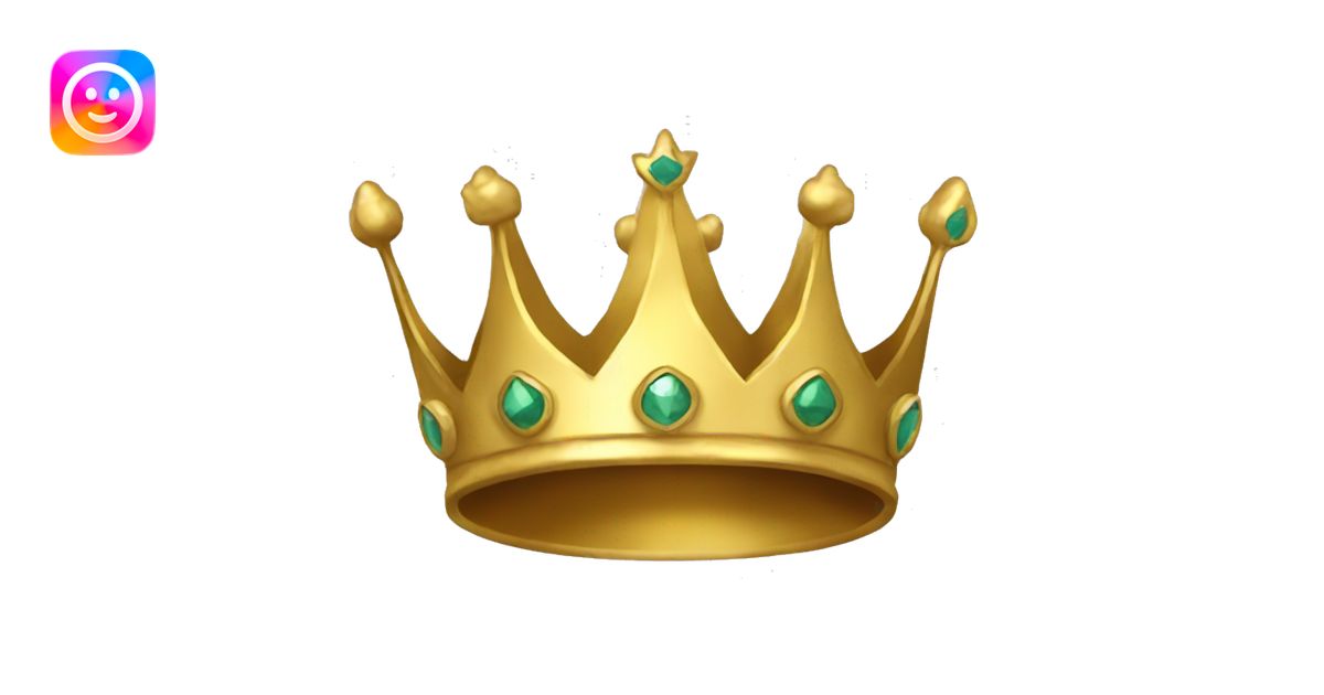 gold crown emoji | AI Emoji Generator