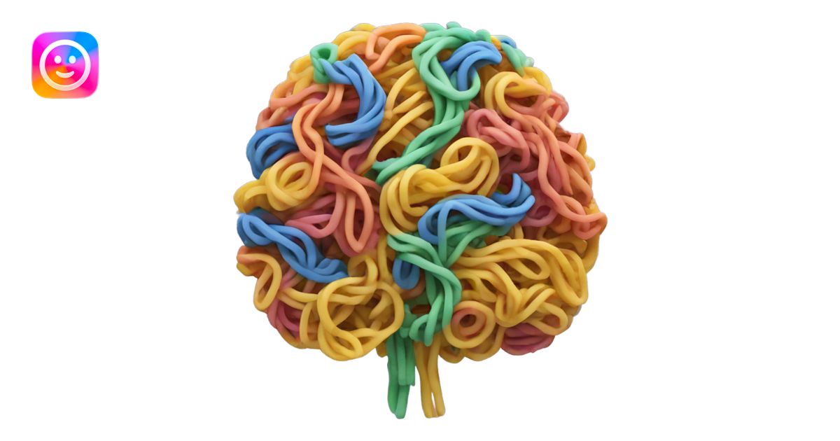 noodle brain emoji | AI Emoji Generator