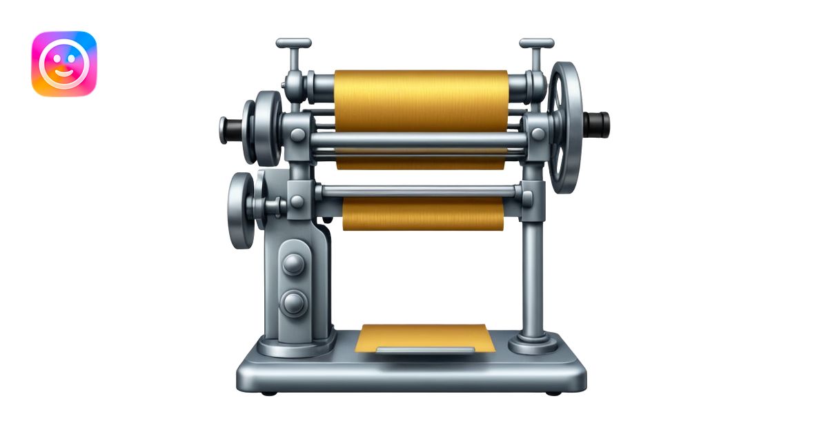 Printing Press emoji | AI Emoji Generator