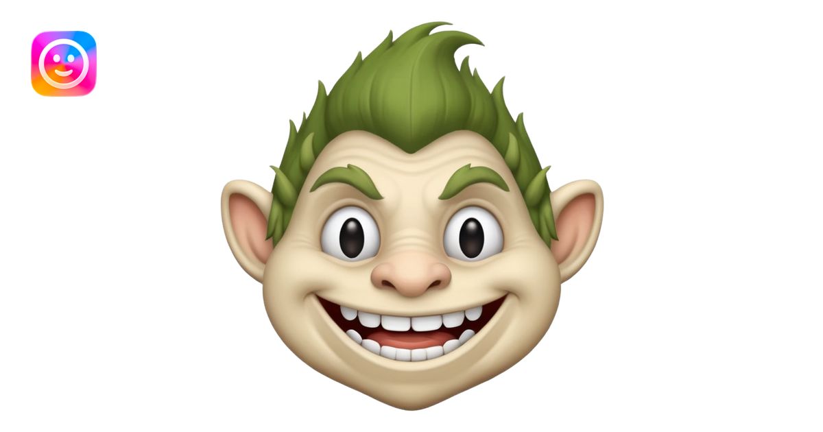 Troll face meme emoji | AI Emoji Generator