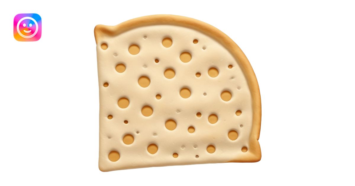 lavash flatbread object icon, thin flat bread, slightly toasted spots ...