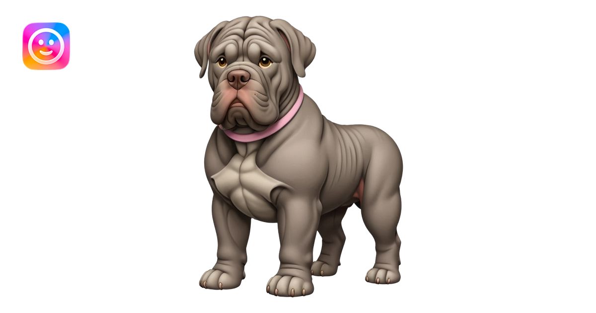 Neapolitan Mastiff big emoji | AI Emoji Generator