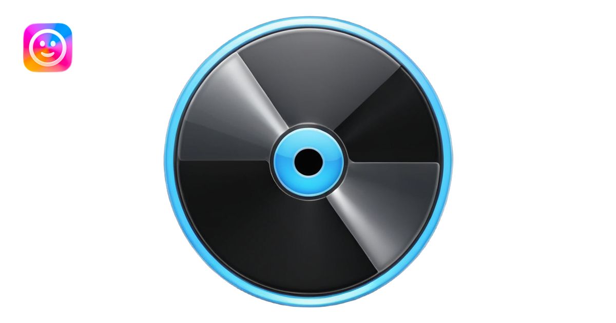 black computer disk emoji | AI Emoji Generator