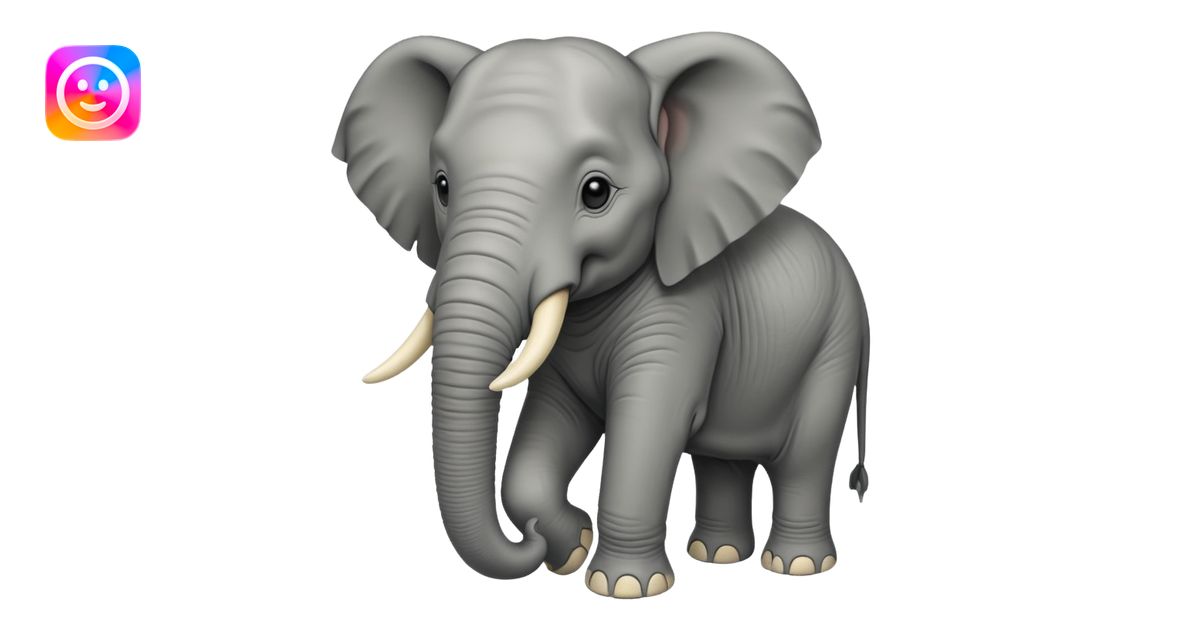 elephant emoji | AI Emoji Generator