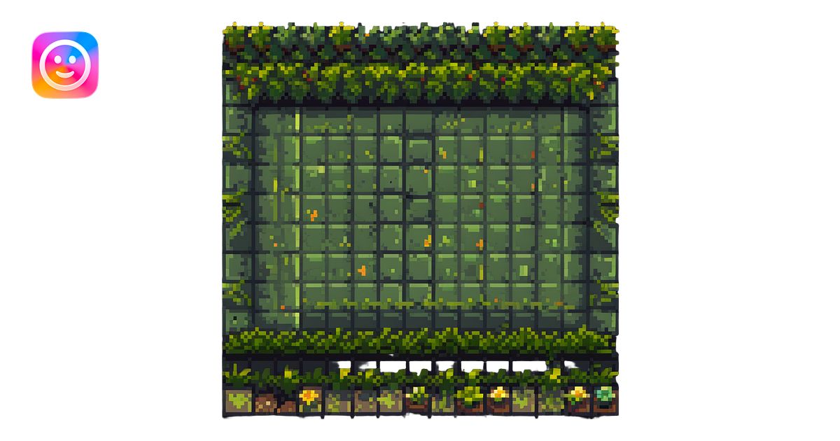 grass tile texture with border padding, top-down view, game tileset ...