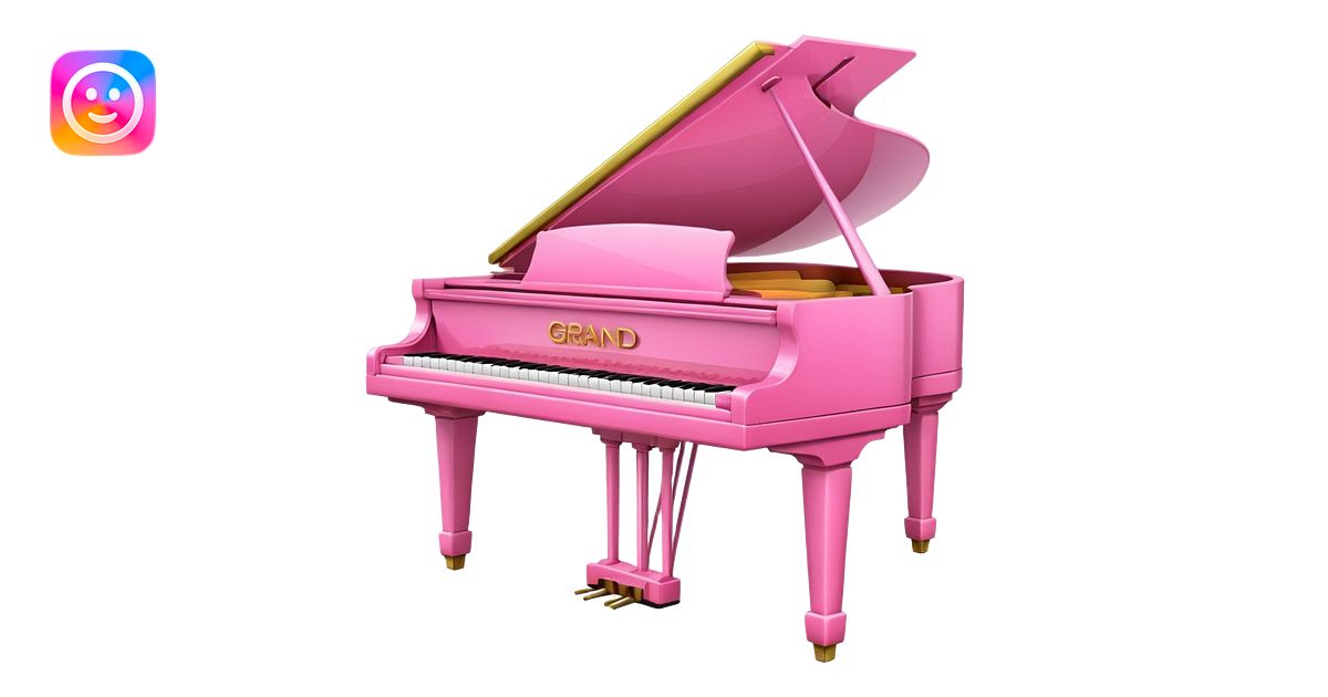 pink piano emoji | AI Emoji Generator