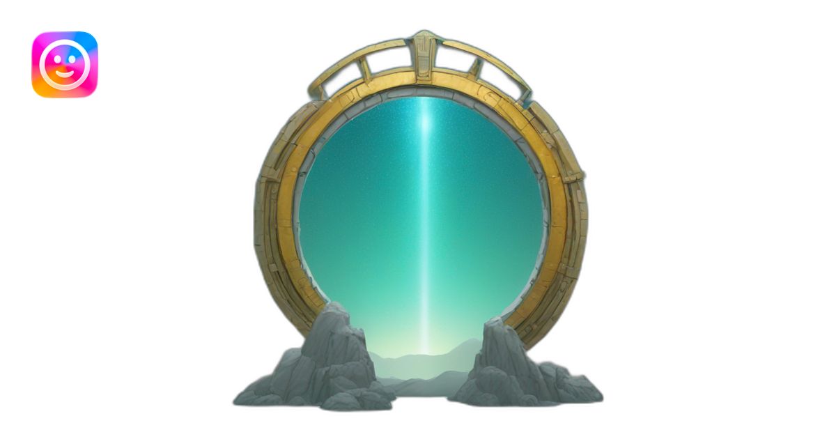 Stargate porte des étoiles emoji | AI Emoji Generator