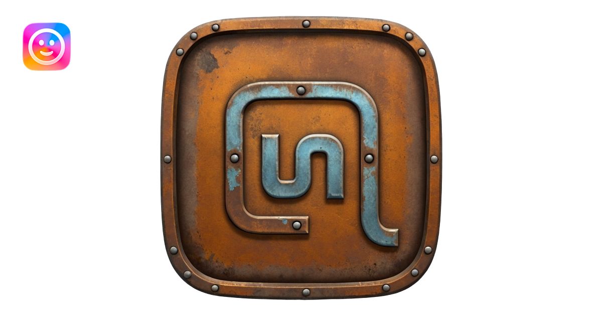 Create a Discord server icon showing the name DUBS based on RUST. emoji | AI Emoji Generator