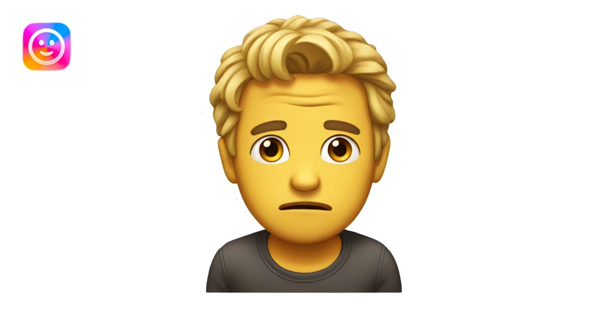 real emojis sad emoji | AI Emoji Generator