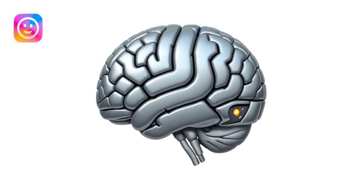 Thinking brain emoji | AI Emoji Generator