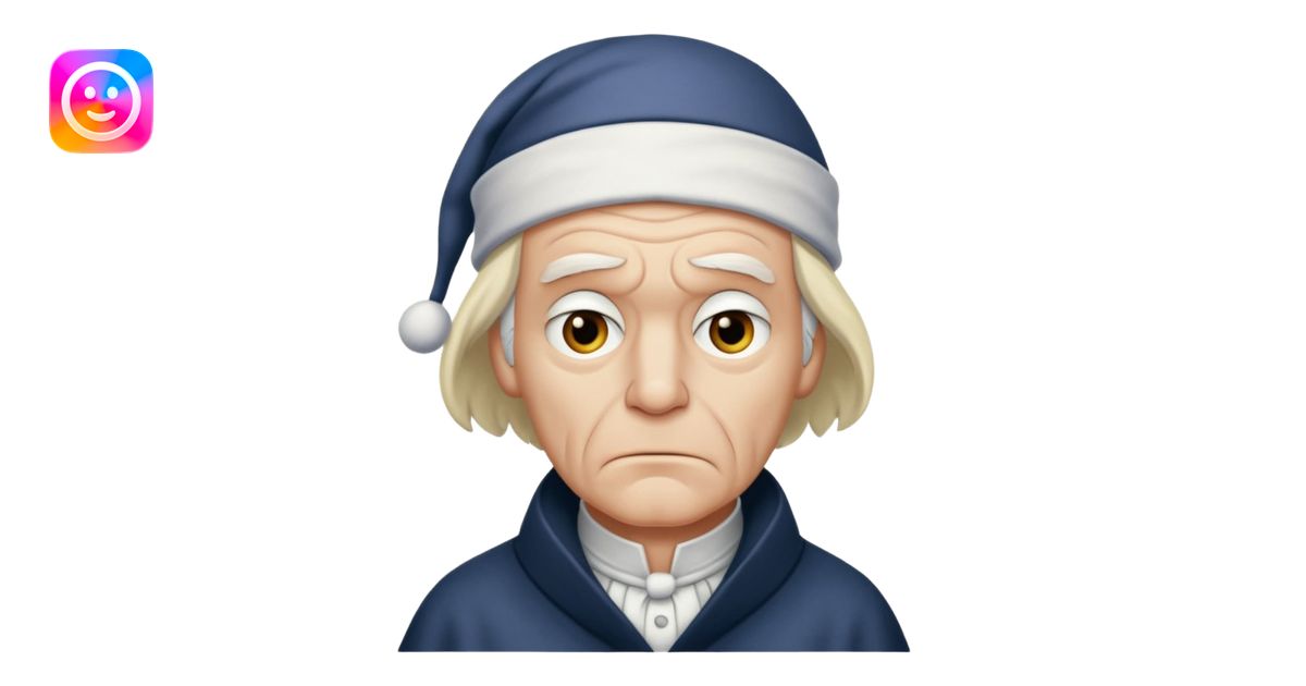 scrooge with frown emoji | AI Emoji Generator