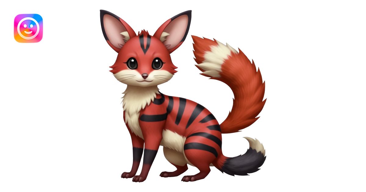 hyper-realistic sanguine-red black-striped natural realistic divine ...