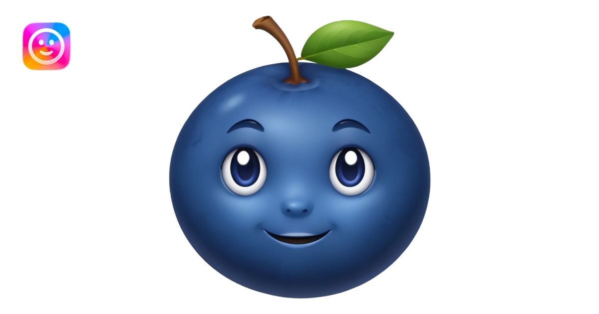 blueberry emoji | AI Emoji Generator