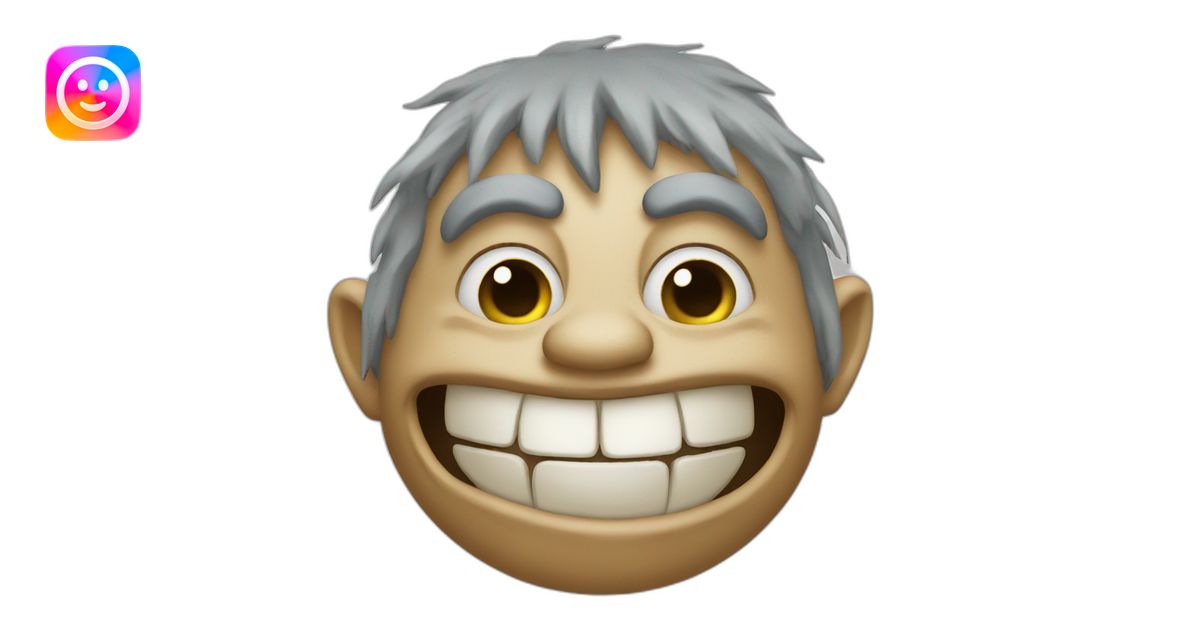 troll face emoji | AI Emoji Generator