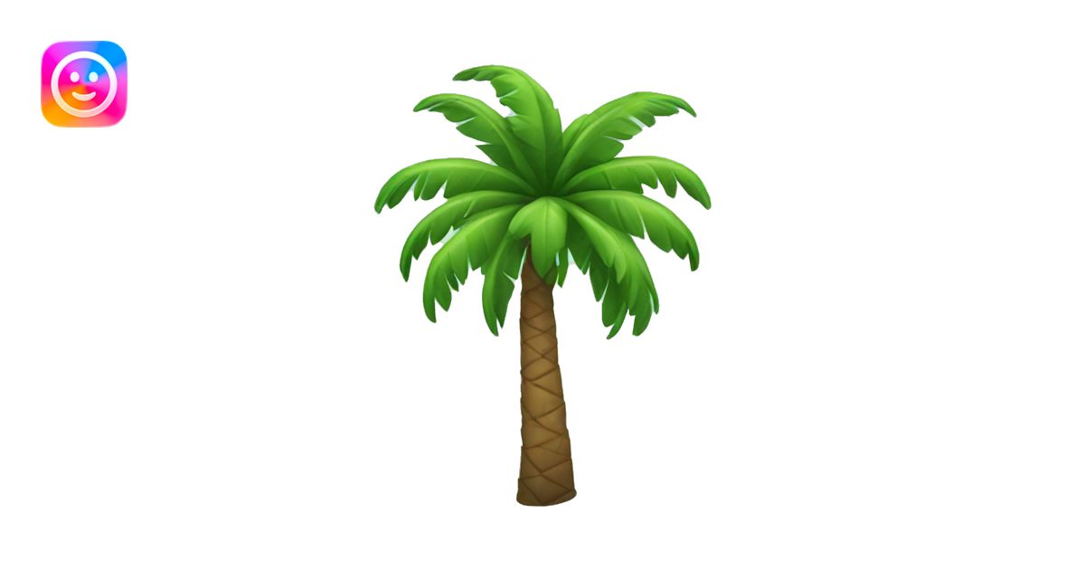 Palm tree emoji | AI Emoji Generator