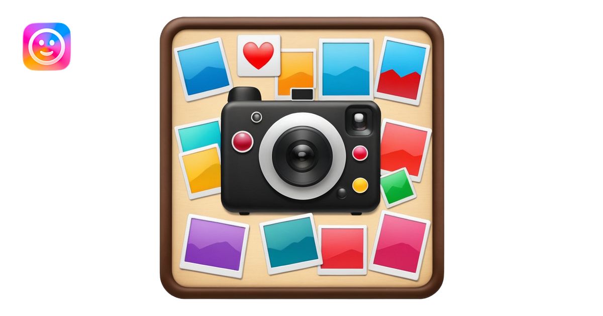 Collage board with photo emoji | AI Emoji Generator