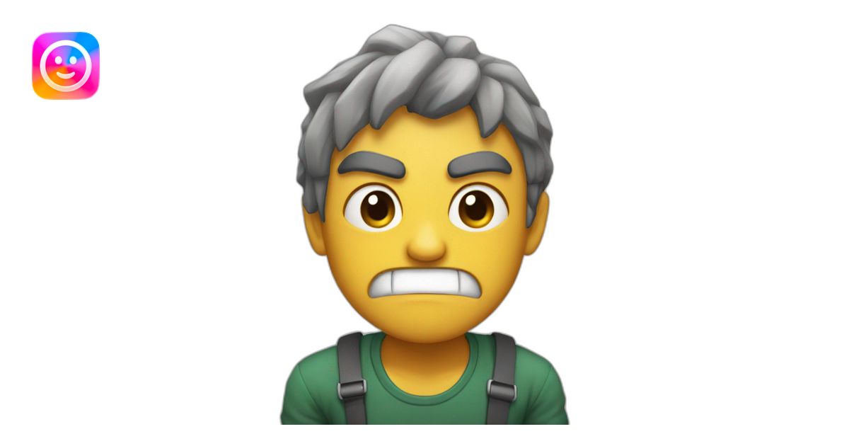 angry Ibai llanos emoji | AI Emoji Generator