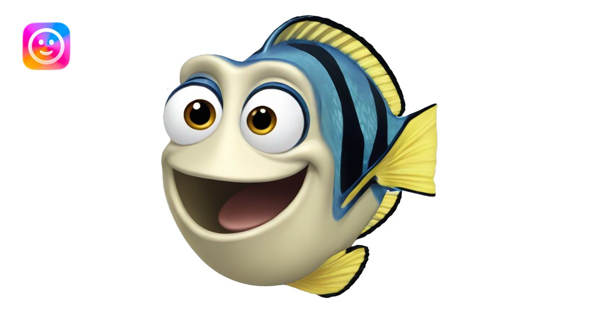 Dory from Finding Nemo emoji | AI Emoji Generator