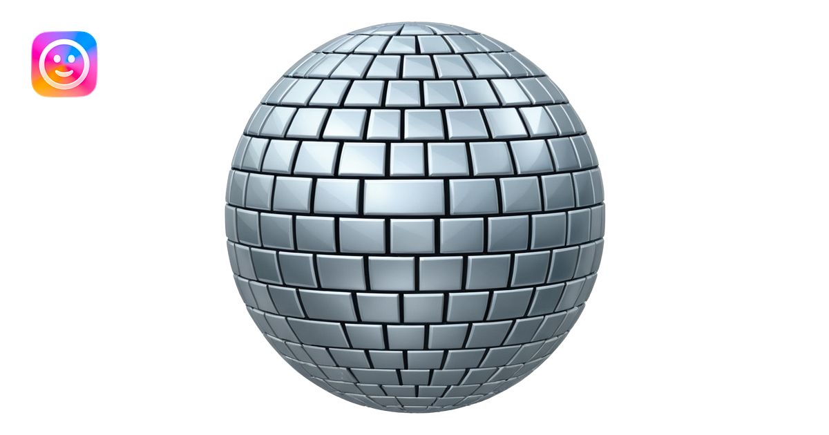 silver disco ball emoji | AI Emoji Generator