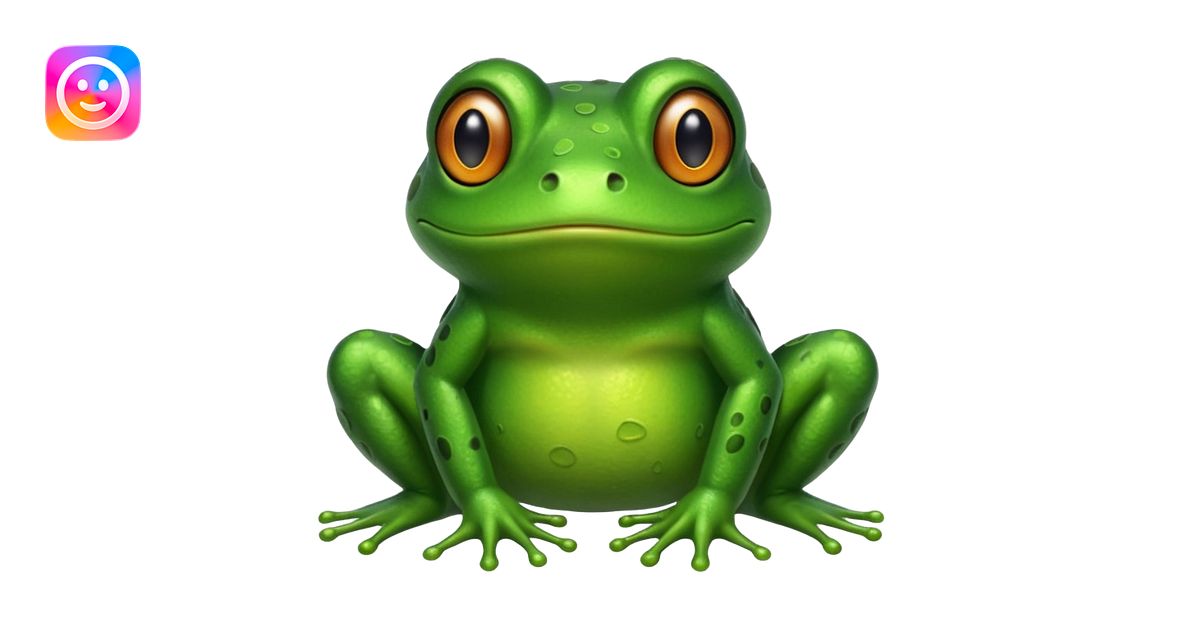 Frog emoji | AI Emoji Generator
