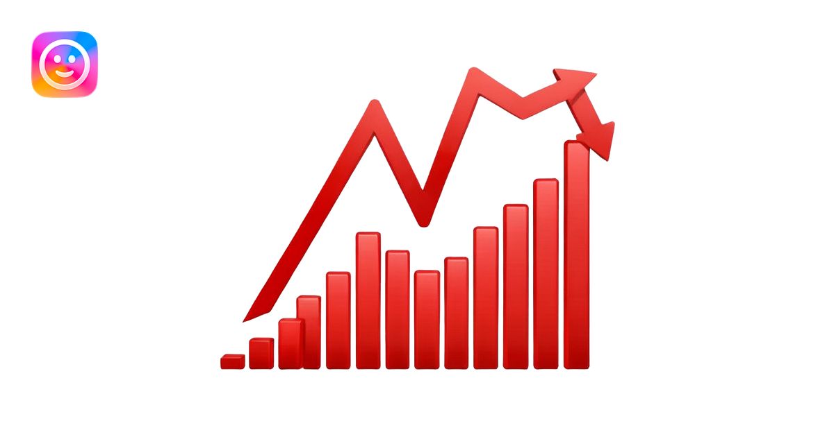chart going down emoji | AI Emoji Generator