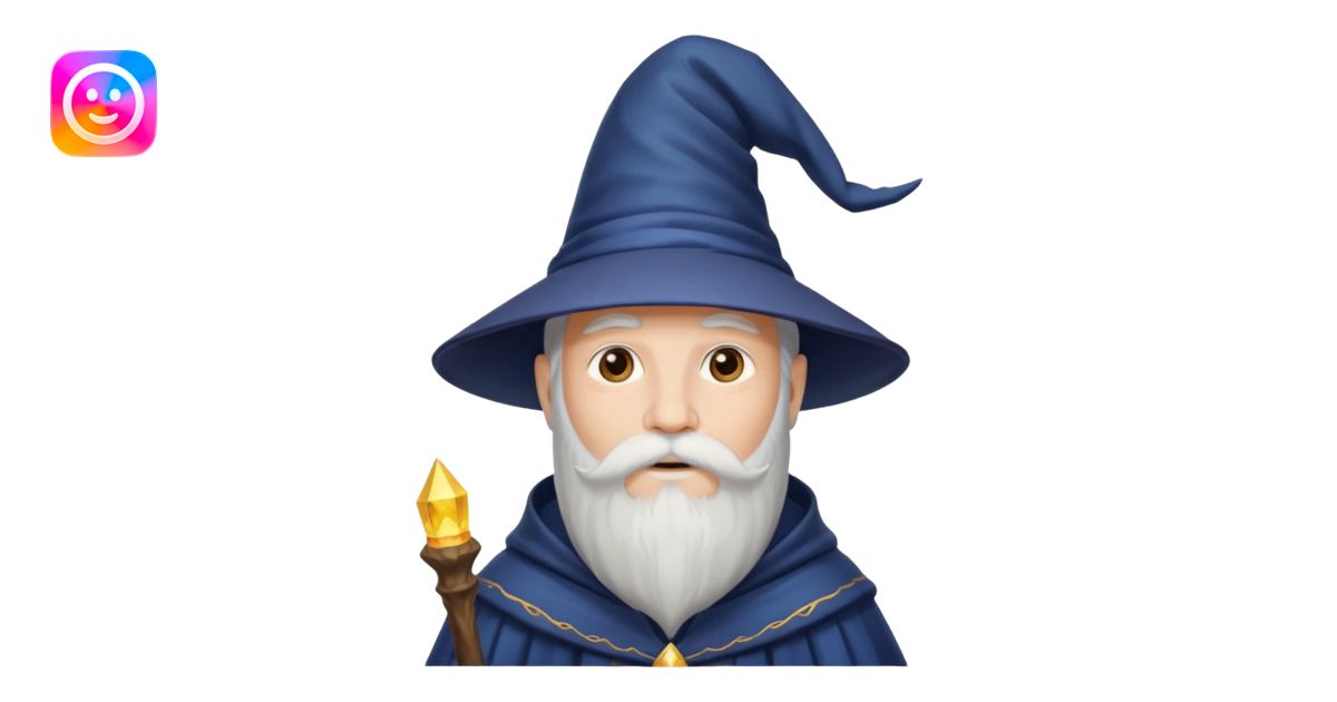 magical wizard emoji | AI Emoji Generator