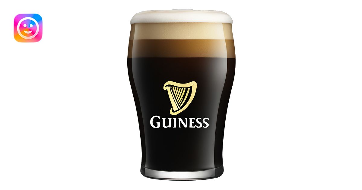 Guinness, pint emoji | AI Emoji Generator