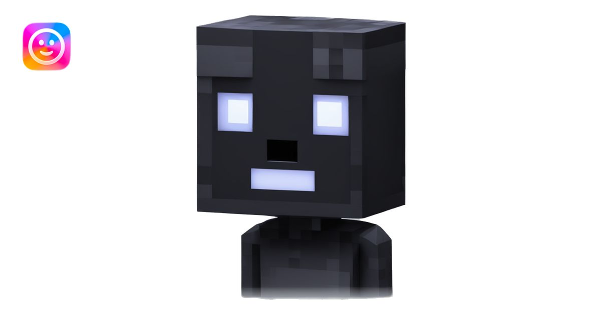 Minecraft enderman with thumb up, face emoji | AI Emoji Generator