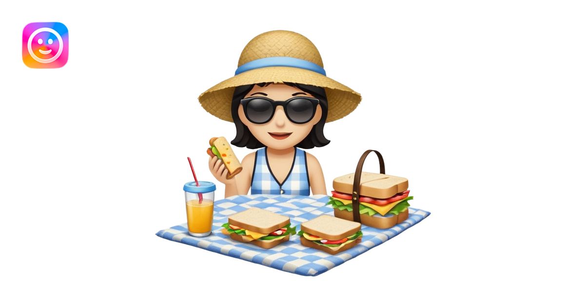 beach picnic emoji | AI Emoji Generator