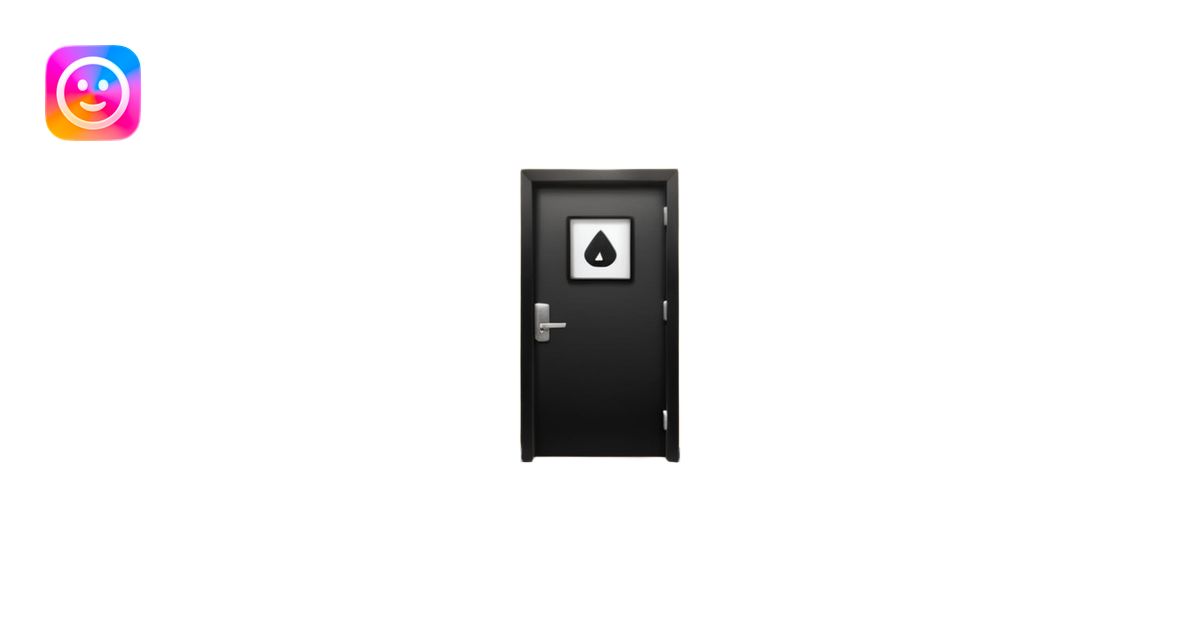 hotel room door modern hallway with spot light up emoji | AI Emoji ...