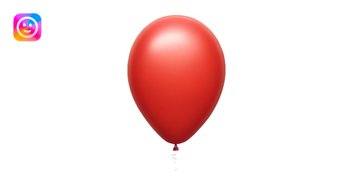 red ballon emoji | AI Emoji Generator