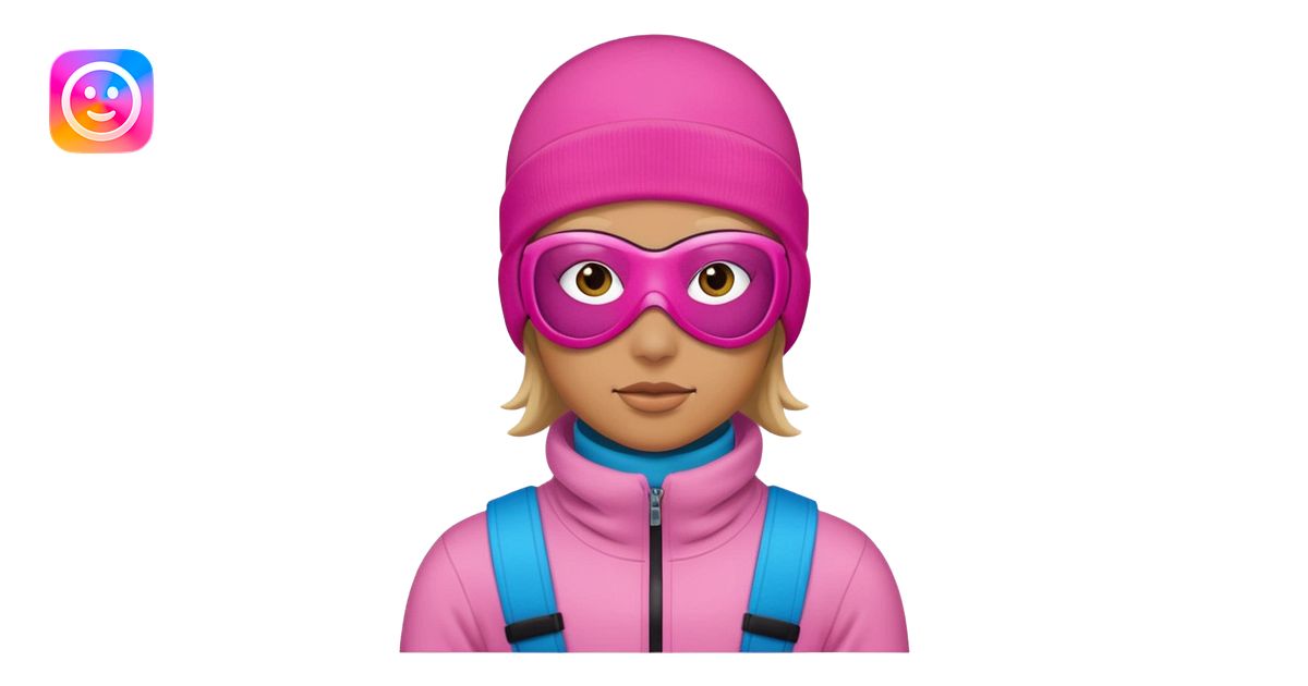 Bank robber in pink emoji | AI Emoji Generator