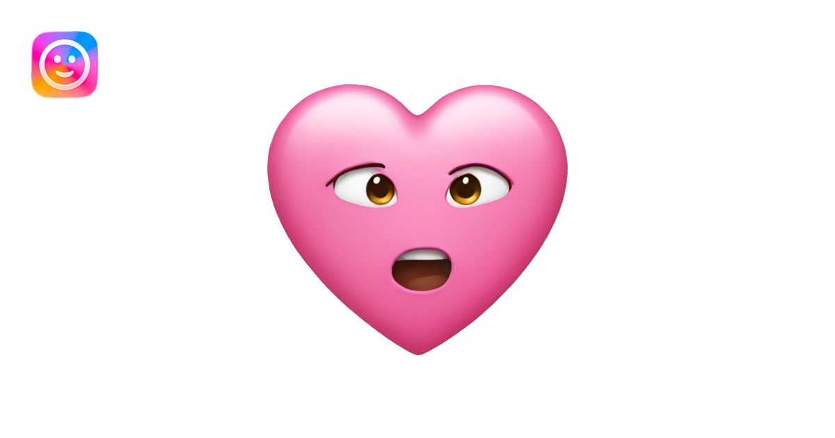 pink heart emoji | AI Emoji Generator