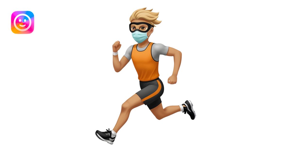 Robber running emoji | AI Emoji Generator