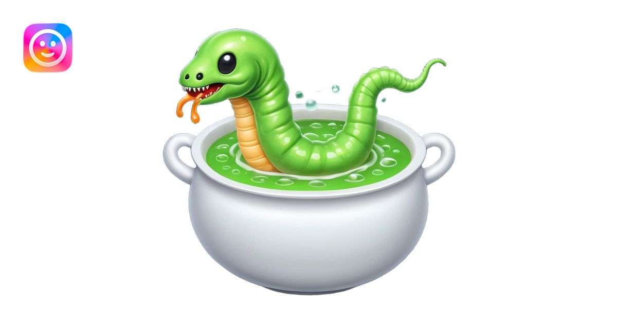 space worm soup emoji | AI Emoji Generator
